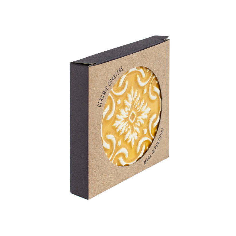 2 Coasters Ceramic Set – Visit Lisboa Shop