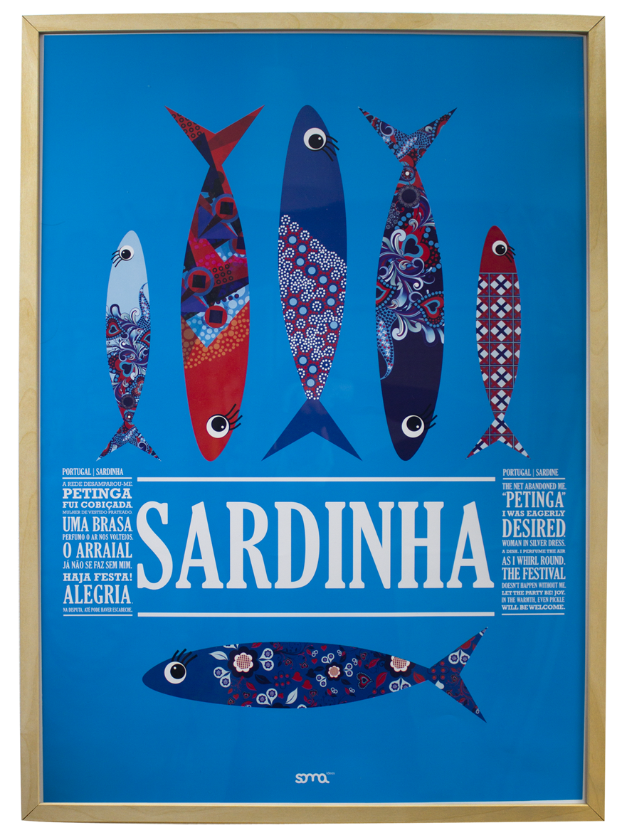 Red Sardines Poster – Visit Lisboa Shop
